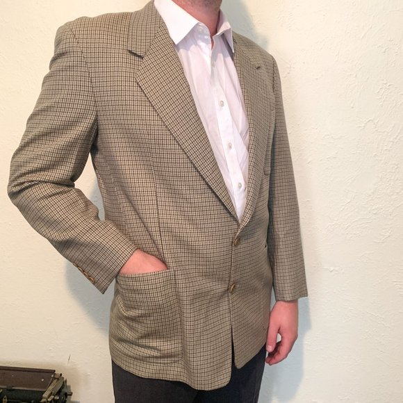 Karl Lagerfeld | Suits & Blazers | Karl Lagerfeld Vintage 7s Green And ...